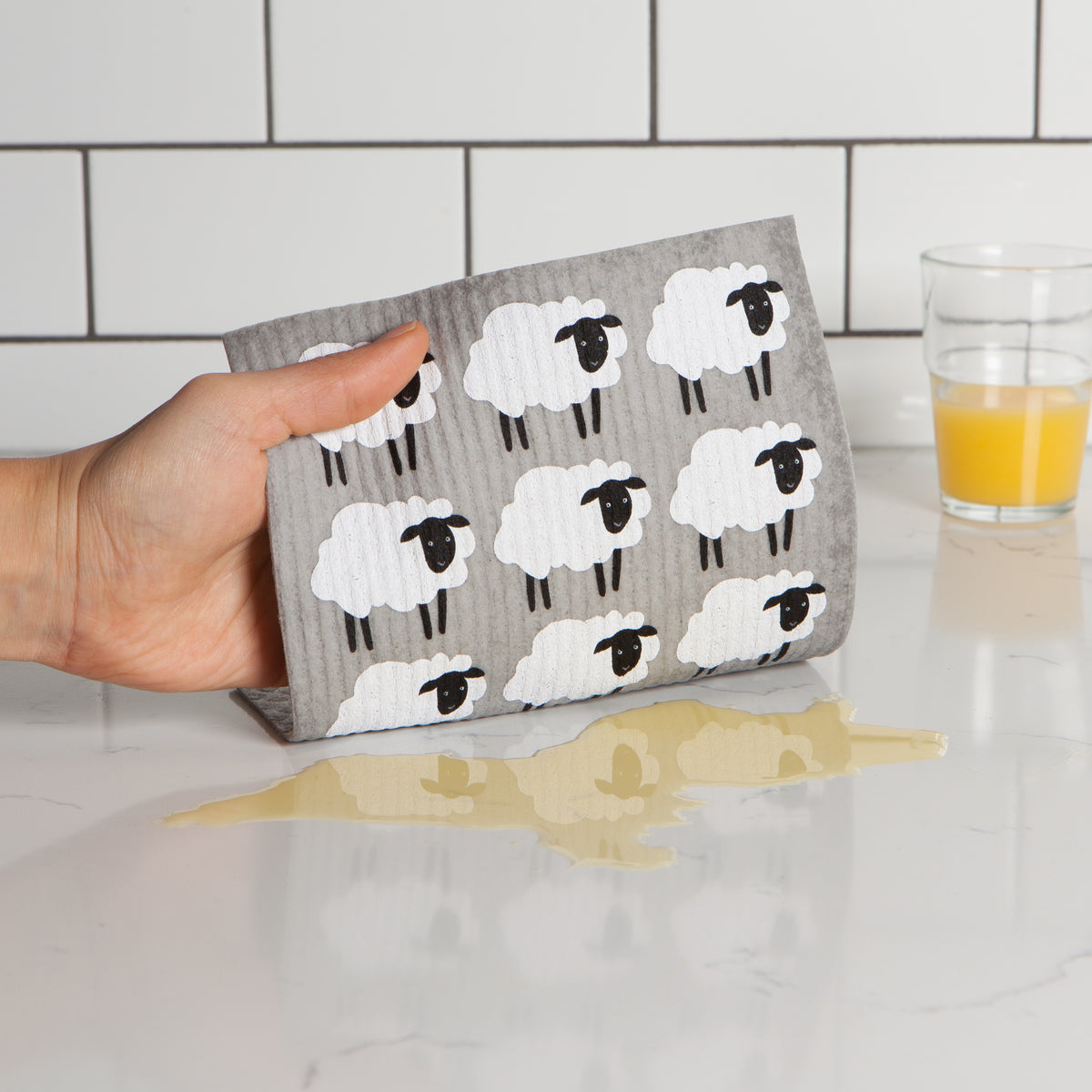 Counting Sheep Swedish Sponge Cloth | Ecologie by Danica